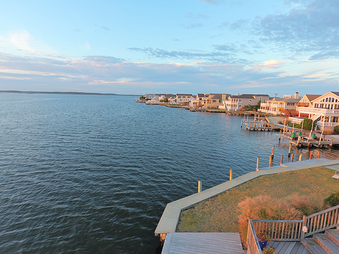 Bayside living at its finest – where every house comes with a front-row seat to nature's evening show.