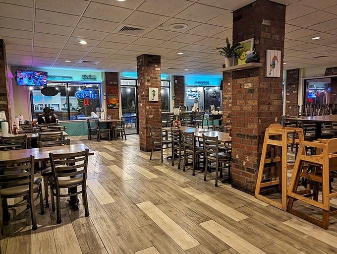 No white tablecloths here, just honest comfort and the promise of seriously good eating ahead.