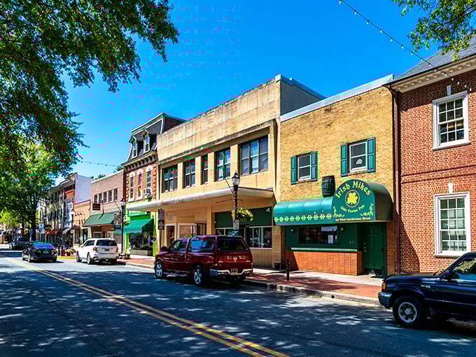 Dover's charming streetscape blends colonial character with modern convenience. Those brick buildings have seen more American history than most textbooks!