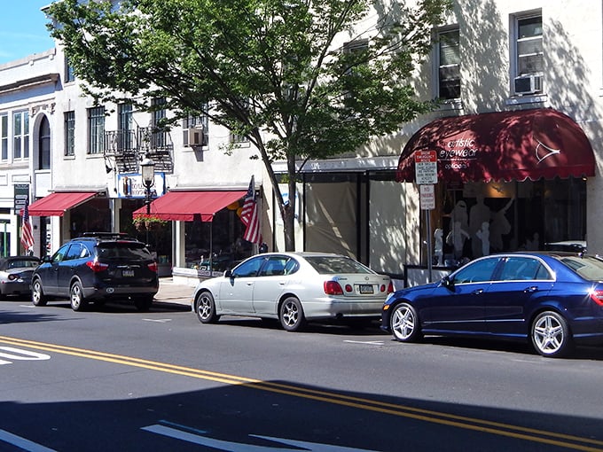 Doylestown's historic buildings stand shoulder to shoulder, like old friends sharing stories that span centuries.