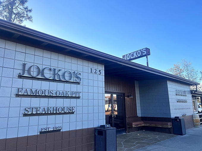 Jocko's humble exterior hides legendary steaks – sometimes the best treasures come in simple packages.