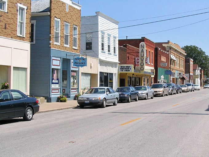 Nauvoo's main street could be a film set for a Western—minus the tumbleweeds and with better plumbing.