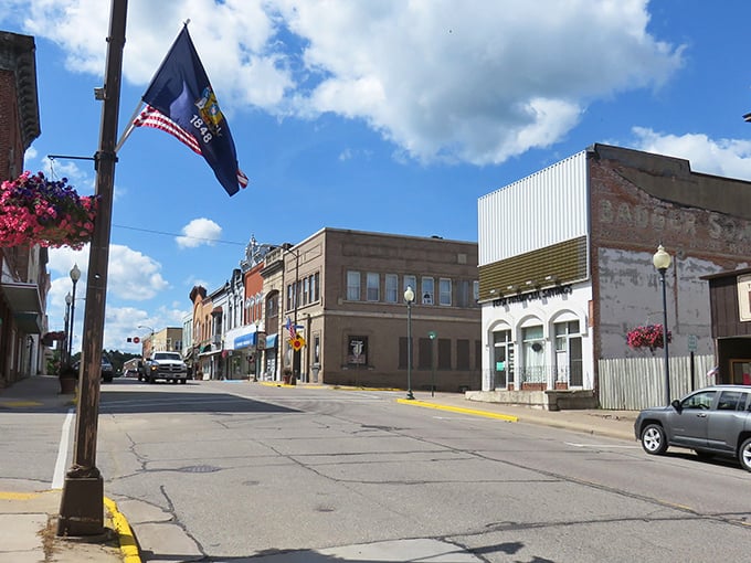 Neillsville offers a timeless Main Street, where American flags wave proudly. It’s like stepping into a postcard, simply lovely!