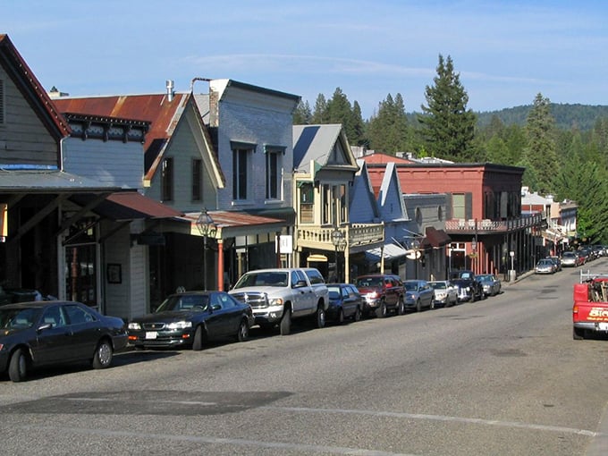 Nevada City's colorful Victorian storefronts make you feel like you've stepped into a perfectly preserved time capsule with excellent coffee options.
