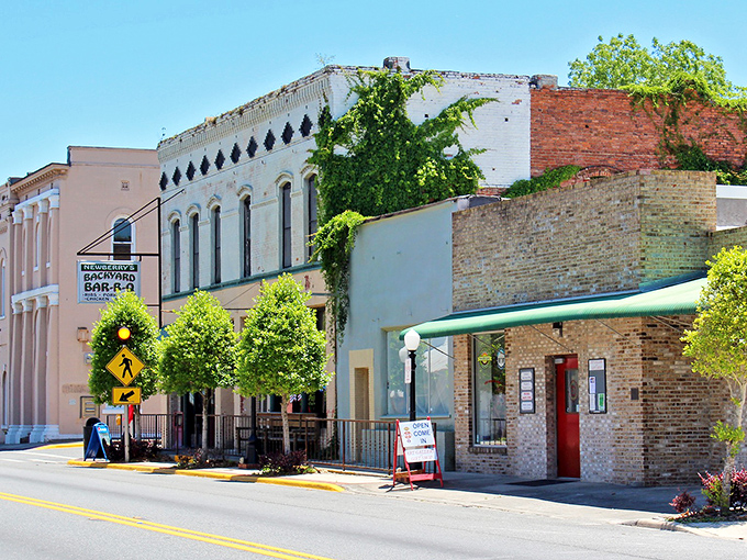 Newberry's historic downtown features classic brick buildings that house local shops – like stepping into a Norman Rockwell painting!