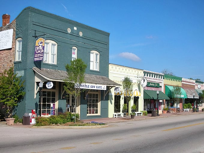 Pine Mountain's main street feels like stepping into a postcard where time moves at Sunday speed.