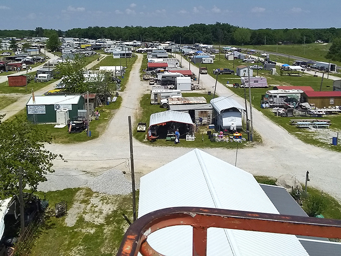 From above, this sprawling wonderland looks like a small city built entirely for the joy of discovering hidden gems and forgotten treasures.