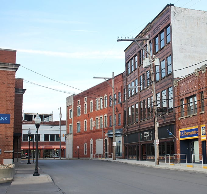 Sharon's charming downtown features well-preserved brick buildings that tell stories of Pennsylvania's rich industrial past.