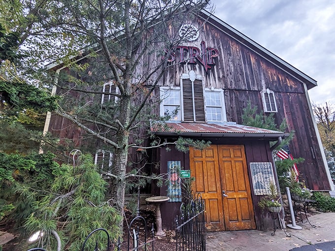 This rustic barn isn't hiding farm animals – it's housing some of Ohio's most magnificent steaks!