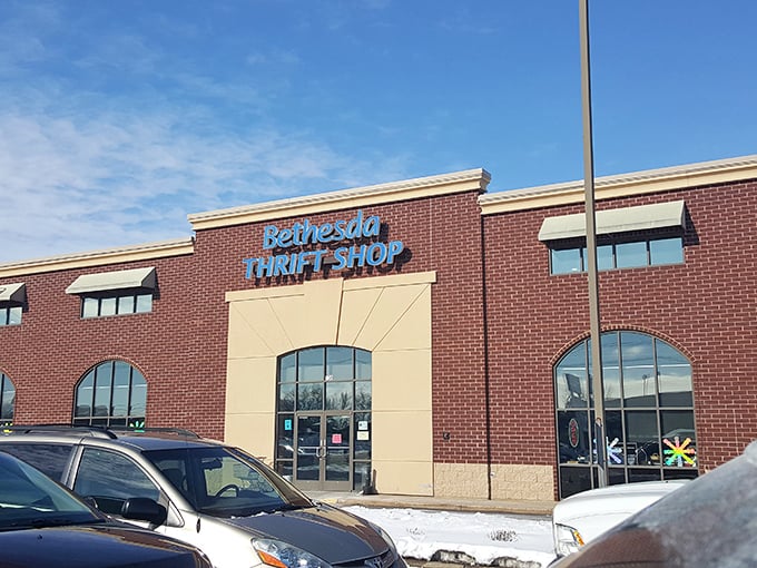 Bethesda Thrift Shop's clean lines and welcoming entrance say "come in and stay awhile." The kind of place where one person's castoffs become another's treasures.