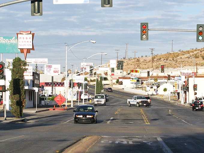 Main Street Barstow feels like stepping into America's favorite road trip movie from the golden age.