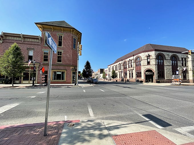 Downtown Clearfield offers that perfect small-town movie set vibe where you half-expect Jimmy Stewart to stroll by.