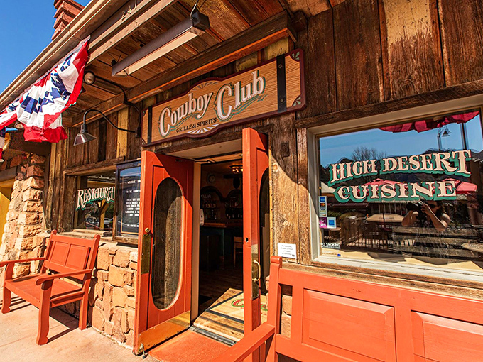 "High Desert Cuisine" isn't just a sign—it's a promise this Sedona landmark delivers with every flame-kissed steak.