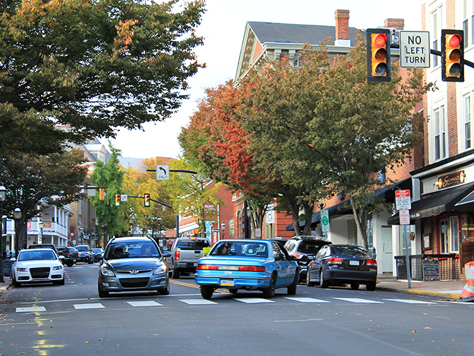 Tree-lined streets and timeless architecture create the perfect backdrop for leisurely afternoon strolls and discovery.