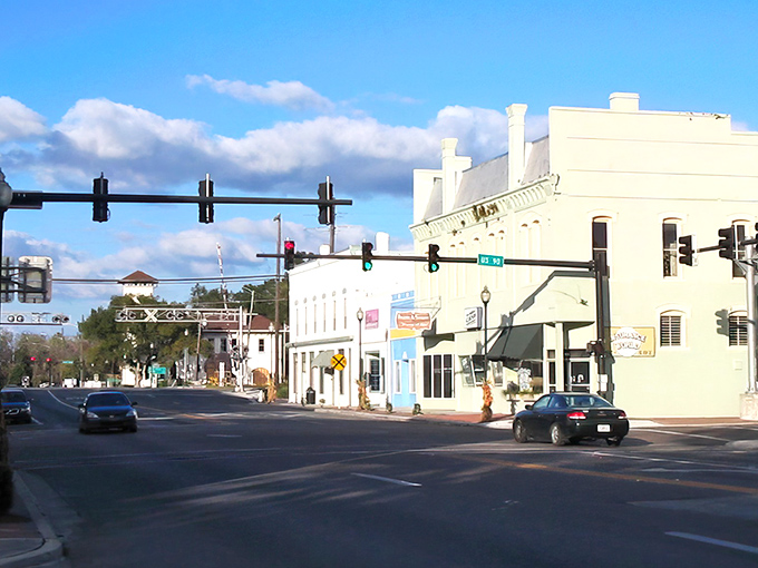 Wide open spaces and friendly faces! Live Oak's main drag feels like stepping into a postcard from America's heartland.