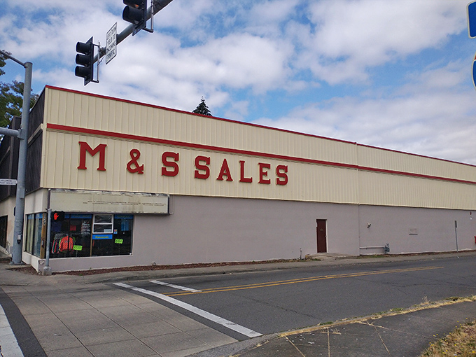 Simple on the outside, surprising on the inside—M&S Sales is where Salem locals go when the thrift store itch needs serious scratching.