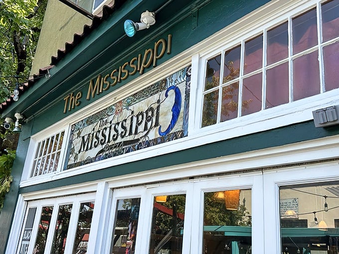 That hand-crafted sign isn't just decoration—it's a beacon of hope for the pizza-deprived wandering North Portland.