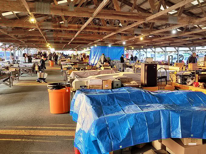 History lives under these wooden rafters. Each table at Renninger's holds stories waiting to be discovered by the right pair of eyes.