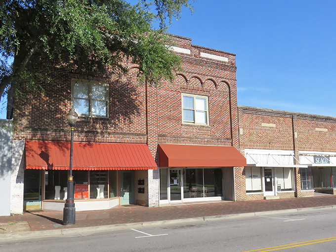 The architectural rhythm of downtown Sumter creates a visual symphony of brick, awnings, and history that's music to a wanderer's eyes.