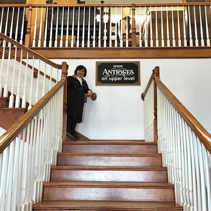 "More ANTIQUES on upper level" might be the understatement of the century—like saying Rome has "a few old buildings."