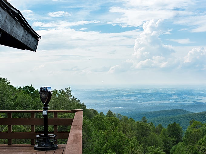 That viewing scope isn't just for show – the panoramic vistas from here rival any postcard.