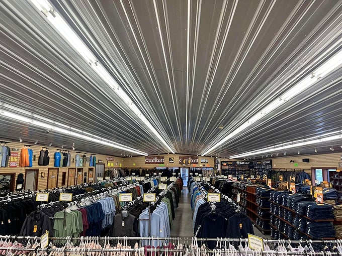 Not your average department store! This indoor section offers brand-name clothing at prices that'll make your wallet do a happy dance.