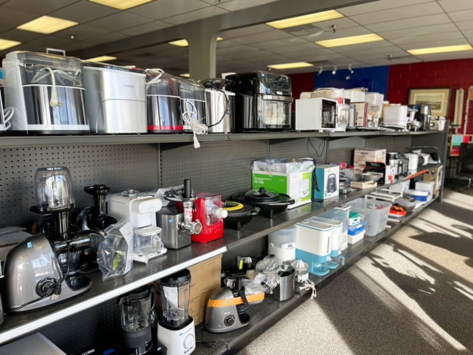 Kitchen appliances lined up like culinary soldiers ready to transform your cooking game at unbeatable prices.