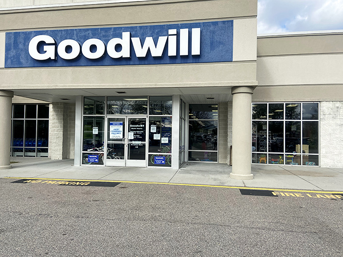 These doors might as well be portals to another dimension—one where $25 fills a cart and yesterday's castoffs become tomorrow's conversation pieces.
