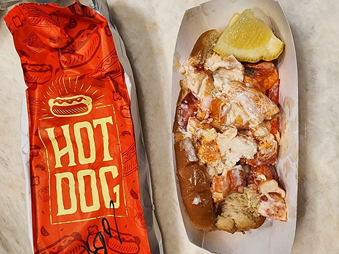 This isn't your average lobster roll – it's what happens when New England meets creative Florida flair.