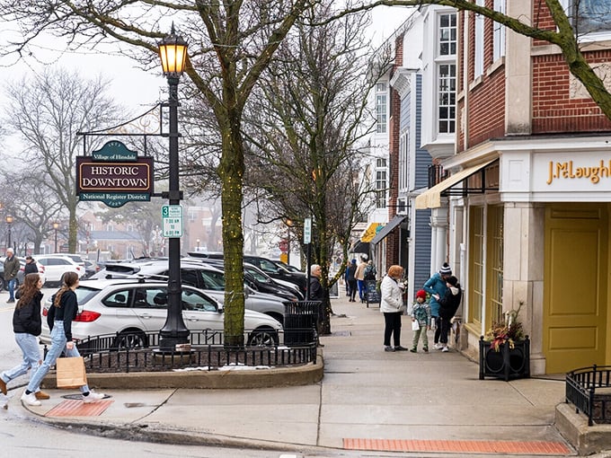 The "Historic Downtown" sign isn't just municipal bragging—it's truth in advertising. These streets have stories older than most streaming services.