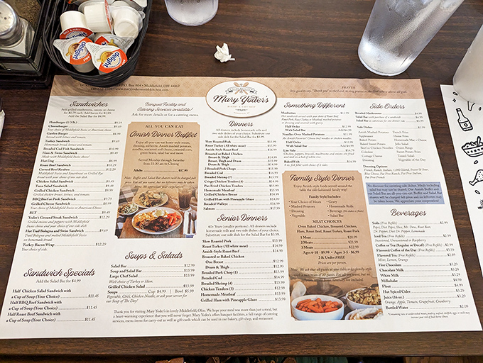 The menu at Mary Yoder's reads like a love letter to comfort food. Decisions this difficult should come with a therapist.