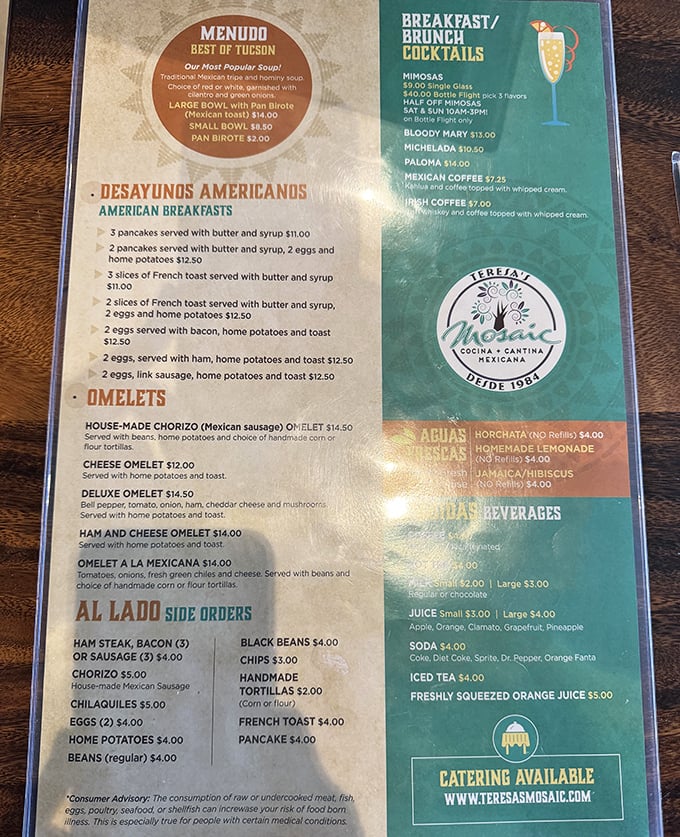 This isn't just a menu—it's a roadmap to happiness with multiple delicious detours. Choose your own adventure!