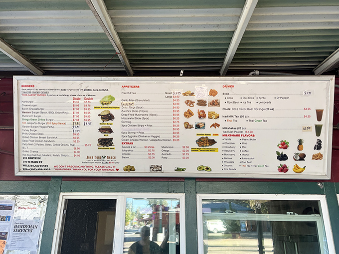This menu isn't just a list of food—it's a roadmap to happiness with more options than you have stomach space.