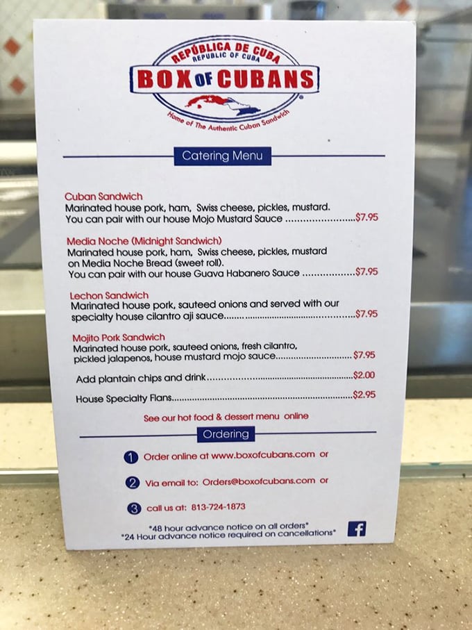 The menu reads like a love letter to Cuban sandwich artistry. Each description makes your stomach growl louder than your car when it needs an oil change.
