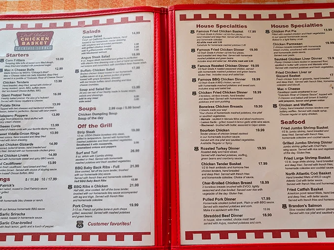 A menu that doesn't need fancy fonts or pretentious descriptions – just honest food that's kept Illinoisans coming back since before color TV was standard.