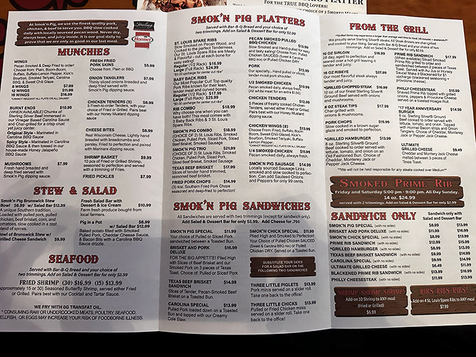 This menu isn't just a list of options—it's a roadmap to happiness. The only wrong choice is not ordering enough.
