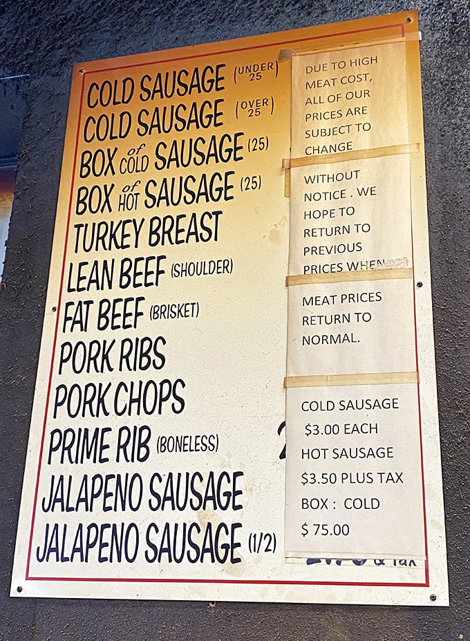 When your menu fits on one board, you know they're doing everything right.