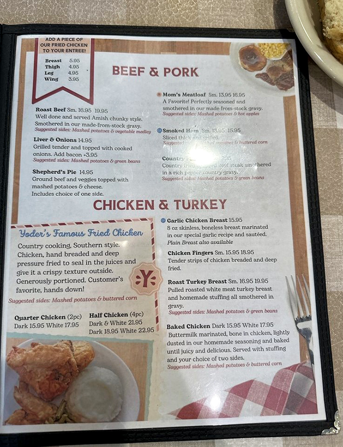 A menu that doesn't need fancy fonts or culinary buzzwords—just honest descriptions of dishes that have been perfecting happiness since before Instagram existed. 