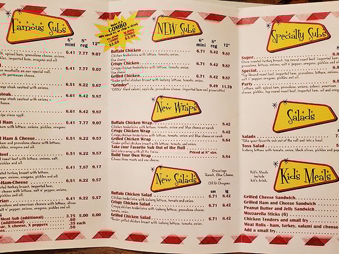 The menu board at Gabriel's is like a treasure map where X marks every delicious spot. Choose your adventure wisely!