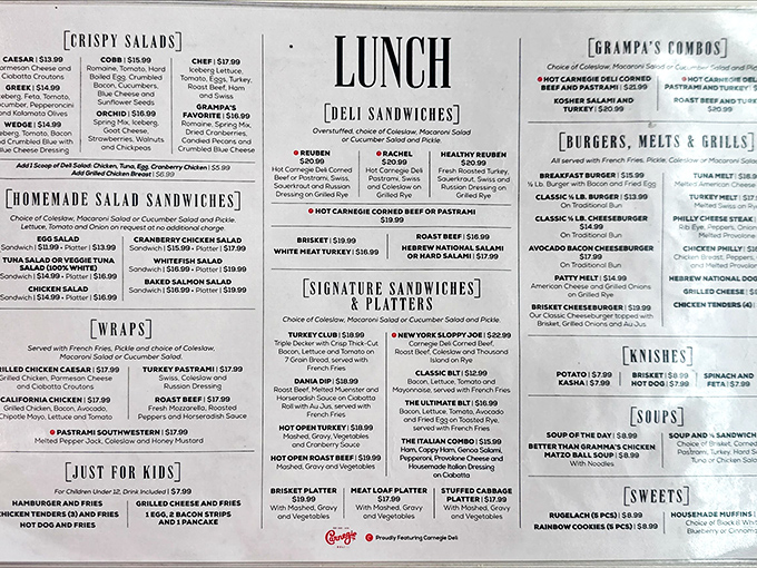 This menu isn't just a list—it's a roadmap to happiness. Choosing just one item might require the diplomatic skills of a United Nations negotiator. 