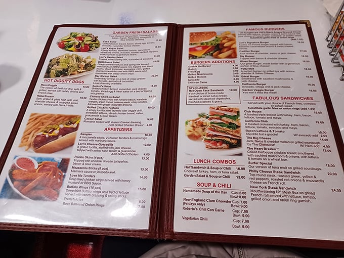 This isn't just a menu – it's a roadmap to happiness, one delicious decision at a time.
