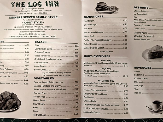 A menu that hasn't surrendered to food trends—just timeless classics perfected over generations. Decision paralysis has never been so delicious.