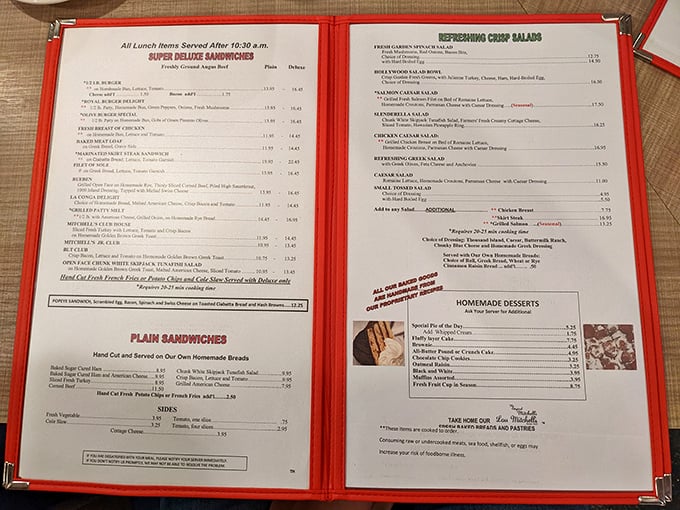 The menu at Lou Mitchell's reads like a love letter to breakfast classics. Each option promises the kind of satisfaction that only honest, well-executed diner food can deliver.