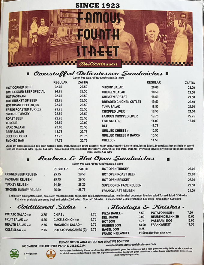 Menu prices that make you wonder if you've time-traveled back to when gas was under a dollar.