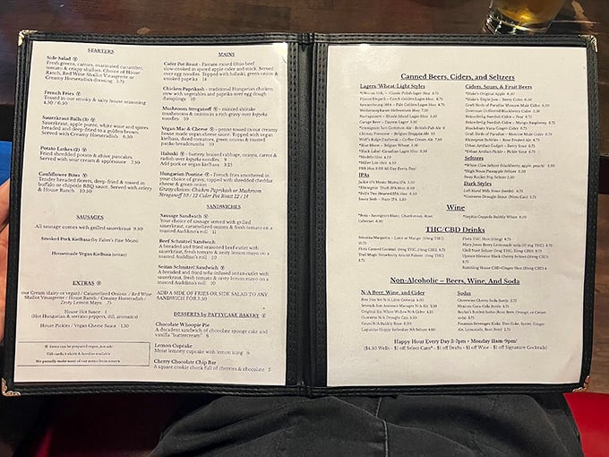 This menu isn't just a list—it's a roadmap to happiness. Each item promises a delicious detour from your everyday eating routine.