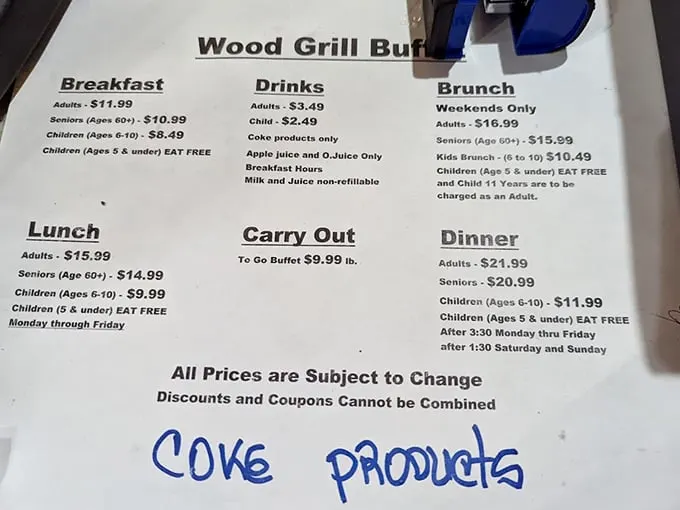 Breakfast, lunch, dinner—this menu promises three opportunities daily to test the limits of your stretchy pants.