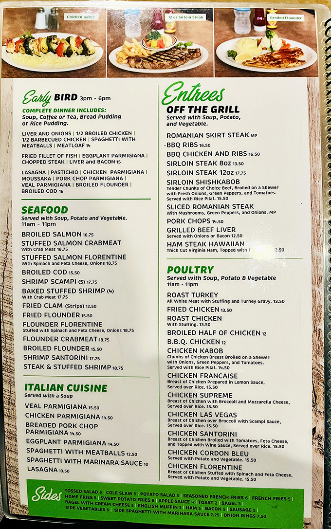 A menu that reads like a love letter to comfort food – from Romanian skirt steak to chicken wings that inspire cross-county pilgrimages.
