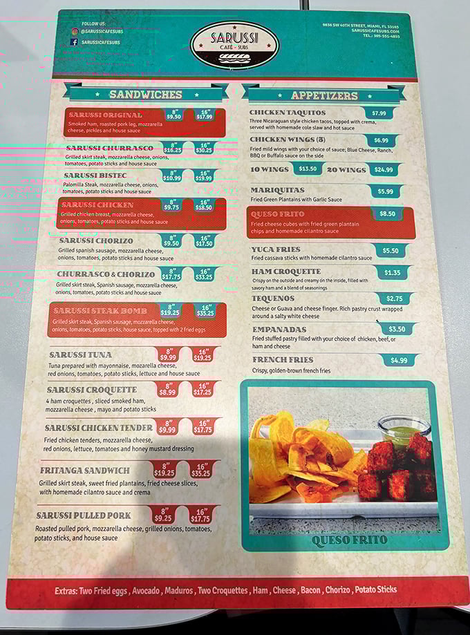 This menu board reads like a love letter to anyone who believes sandwiches are serious business.