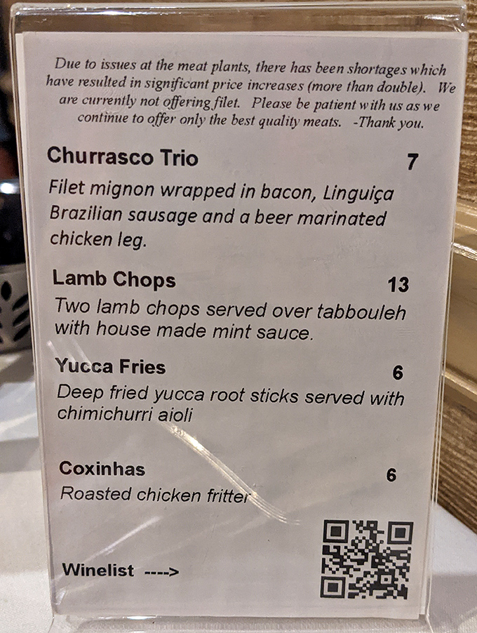 This isn't just a menu; it's a roadmap to protein paradise. Note the transparency about supply challenges—honesty tastes good too.