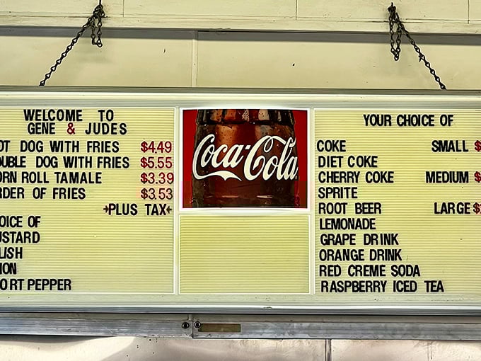 A menu so simple, Hemingway would approve – everything you need, nothing you don't.